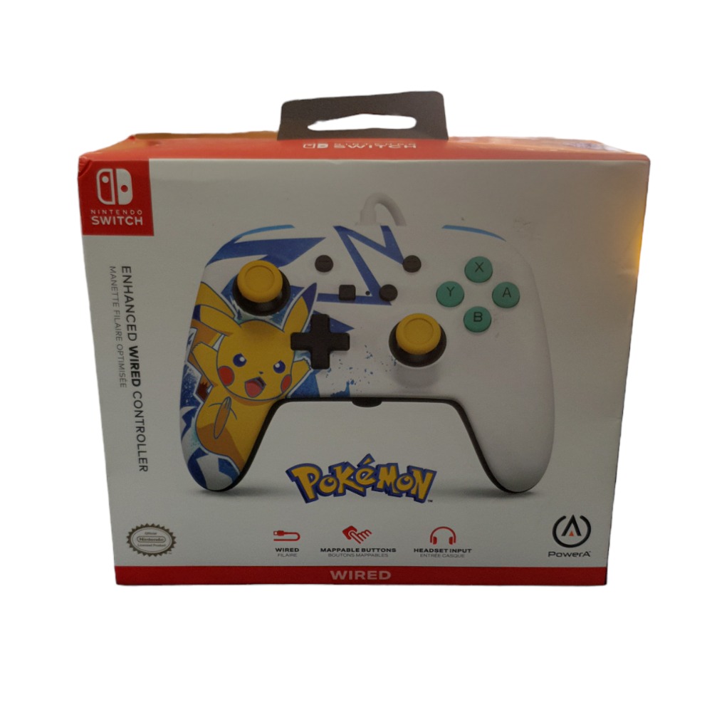 New PowerA Pokemon (white/blue) wired controller - Own4Less